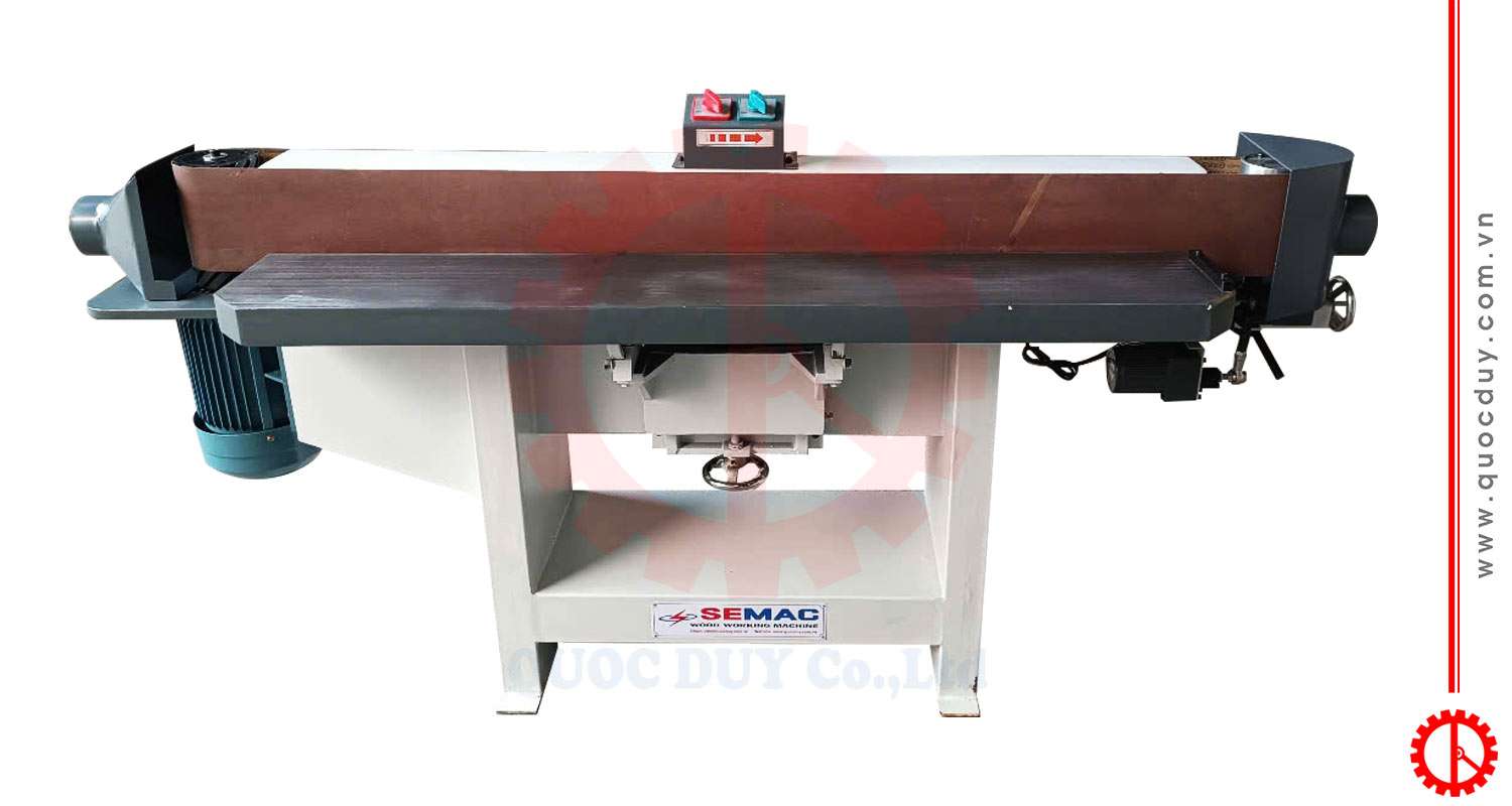 MÁY CHÀ NHÁM BĂNG TỰ ĐỘNG 2 TRỤC - SM 2P1300 | QUỐC DUY