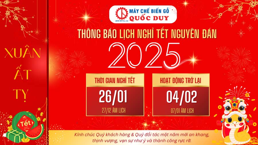Quốc Duy Thông Báo Lịch Nghỉ Tết Nguyên Đán 2025 | QUỐC DUY